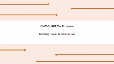 OTP, Templates Tab - Product Training: Live