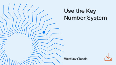 How to use the Key Number System - Product Training - US | Thomson Reuters