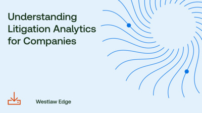 Understanding Litigation Analytics for Companies - Product Training ...