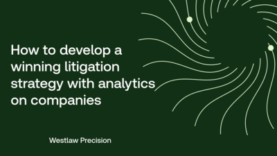 How to develop a winning litigation strategy with analytics on ...