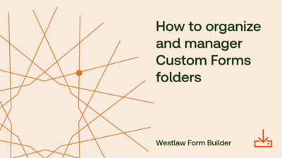 How to organize and manage Custom Forms folders - Product Training - US ...