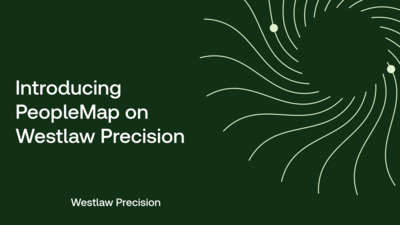 Introducing PeopleMap on Westlaw Precision - Product Training - US ...
