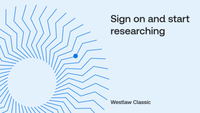 How to sign on and start researching - Product Training - US | Thomson ...