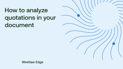 How to analyze quotations in your document - Product Training - US ...