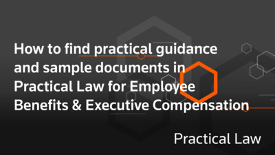 How to find practical guidance and sample documents in Practical Law ...