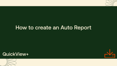 How to create an Auto Report - Product Training - US | Thomson Reuters
