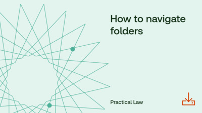 How to navigate folders - Product Training - US | Thomson Reuters