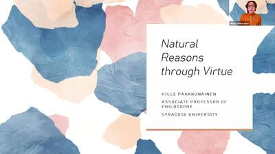 Natural Reasons through Virtue - Hille Paakkunainen (Philosophy ...