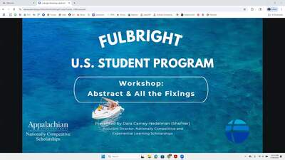 Fulbright Workshop: Application Abstract & All the Fixings ...