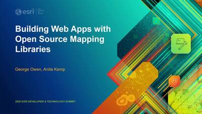 Building Web Apps with Open Source Mapping Libraries - Esri Videos: GIS ...