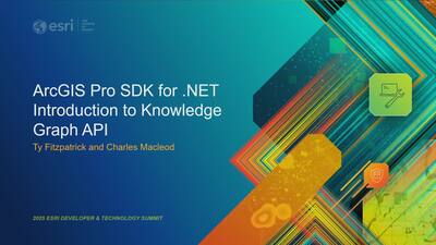 ArcGIS Pro SDK for .NET: Introduction to the Knowledge Graph API - Esri ...