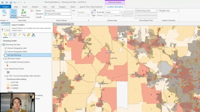 COVID-19 Response: Location Allocation - Esri Videos: GIS, Events ...