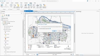Save items to style in ArcGIS Pro - Esri Videos: GIS, Events, ArcGIS ...