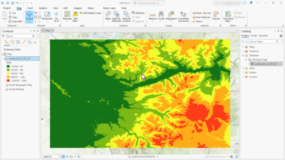 How To: Calculate the Percentage Area of a Classified Slope Map in ...