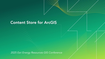 Content Store for ArcGIS - Esri Videos: GIS, Events, ArcGIS Products ...