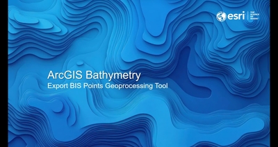 Export BIS Points - Esri Videos: GIS, Events, ArcGIS Products & Industries