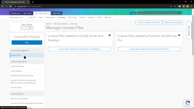 How To: Cancel License Files for Portal For ArcGIS in My Esri - Esri ...