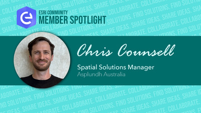 Esri Community Member Spotlight: Chris Counsell - Esri Videos: GIS ...