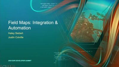 Field Maps: Integration & Automation - Esri Videos: GIS, Events, ArcGIS ...