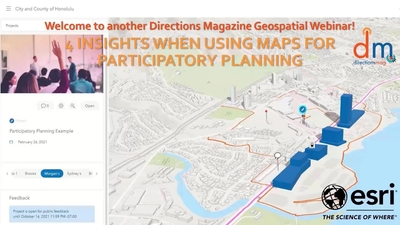 4 Insights When Using Maps for Participatory Planning - Esri Videos ...
