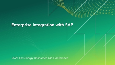 Enterprise Integration with SAP - Esri Videos: GIS, Events, ArcGIS ...