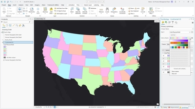 Calculate Color Theorem Field in ArcGIS Pro - Esri Videos: GIS, Events ...