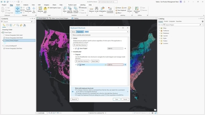 Use global and contextual keyboard shortcuts in ArcGIS Pro - Esri ...