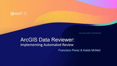ArcGIS Data Reviewer: Implementing Automated Review - Esri Videos: GIS ...