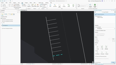 Create parking spaces using ArcGIS Pro editing tools - Part 2 - Esri ...