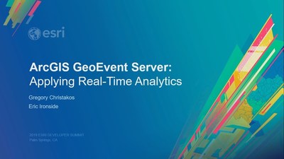 ArcGIS GeoEvent Server: Applying Real-Time Analytics - Esri Videos: GIS ...