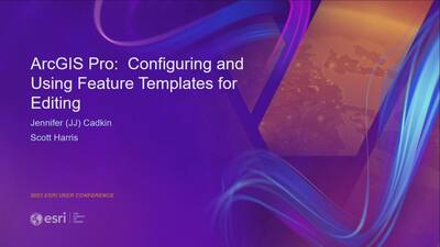 ArcGIS Pro: Configuring and Using Feature Templates for Editing - Esri ...