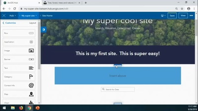 Creating Sites and Sharing Data with ArcGIS Hub Basic - Esri Videos ...