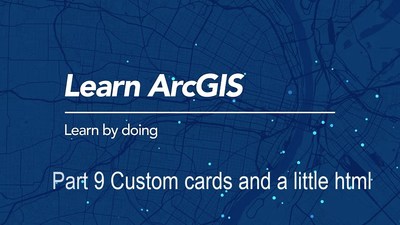 Build an ArcGIS Hub: Custom Cards and HTML - Esri Videos: GIS, Events ...