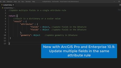 Update Multiple Fields with a Single Attribute Rule - Esri Videos: GIS ...
