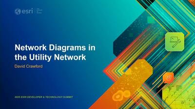 Network Diagrams in the Utility Network - Esri Videos: GIS, Events ...
