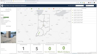 Damage Assessment and Recovery Management for DOTs - Esri Videos: GIS ...