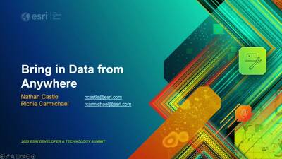 ArcGIS Maps SDK for JavaScript: Bring in Data from Anywhere - Esri ...