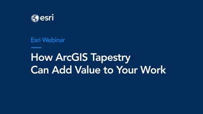 How ArcGIS Tapestry Can Add Value to Your Work - Esri Videos: GIS ...