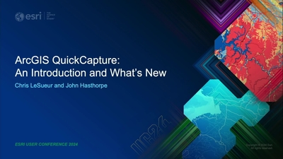 ArcGIS QuickCapture: An Overview and What's New - Esri Videos: GIS ...