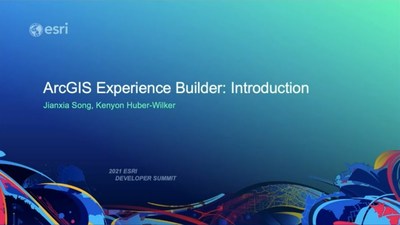 ArcGIS Experience Builder: An Introduction - Esri Videos: GIS, Events ...