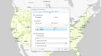 The Database Connection dialog box in ArcGIS Pro - Esri Videos: GIS ...