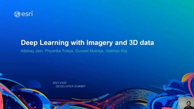 Deep Learning with Imagery and 3D Data - Esri Videos: GIS, Events ...