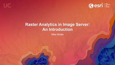 Raster Analytics in Image Server: An Introduction - Esri Videos: GIS ...