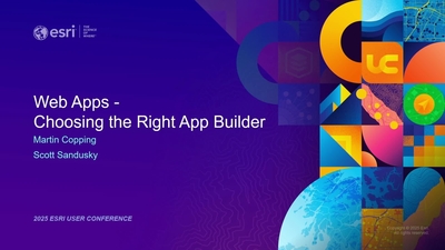 Web Apps: Choosing the Right App Builder - Esri Videos: GIS, Events ...