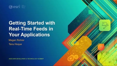 Getting Started with Real-Time Feeds in Your Applications - Esri Videos ...