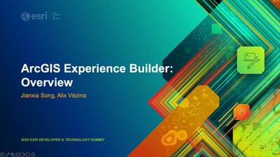ArcGIS Experience Builder: Overview - Esri Videos: GIS, Events, ArcGIS ...
