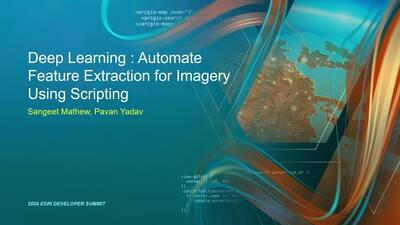 Deep Learning: Automate Feature Extraction for Imagery Using Scripting ...