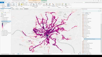 Mapping the Frequency of Public Transit Service - Esri Videos: GIS ...