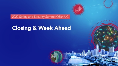 Closing & Week Ahead - Esri Videos: GIS, Events, ArcGIS Products ...
