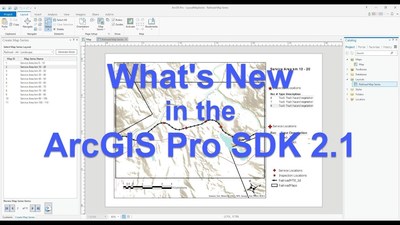 What's New in ArcGIS Pro SDK 2.1 - Esri Videos: GIS, Events, ArcGIS ...